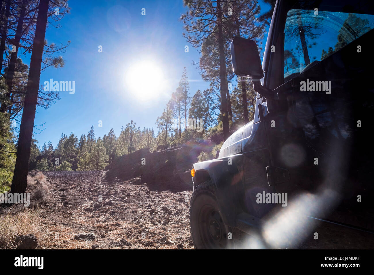 Sunny day on road hi-res stock photography and images - Alamy