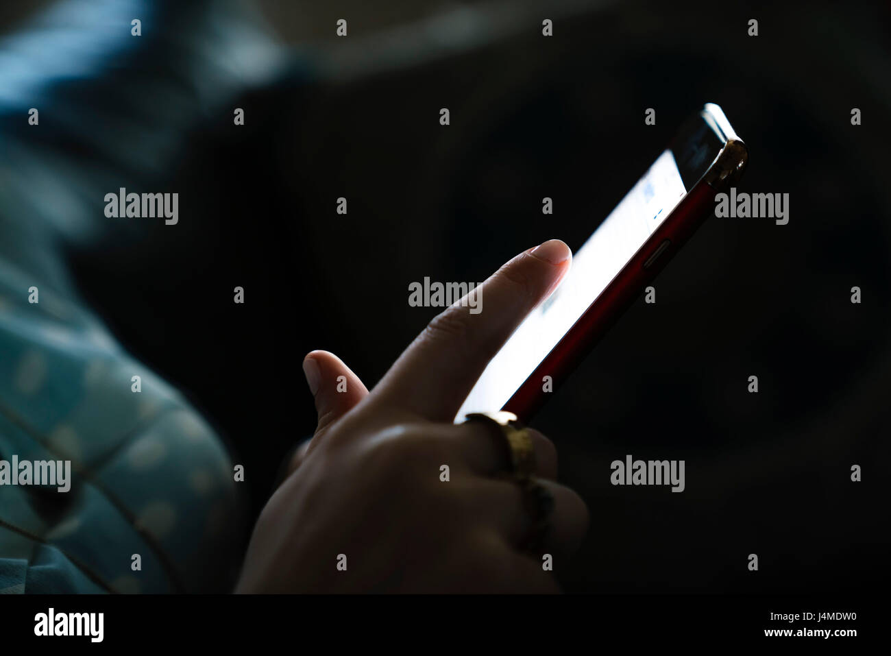 Dark phone hi-res stock photography and images - Alamy