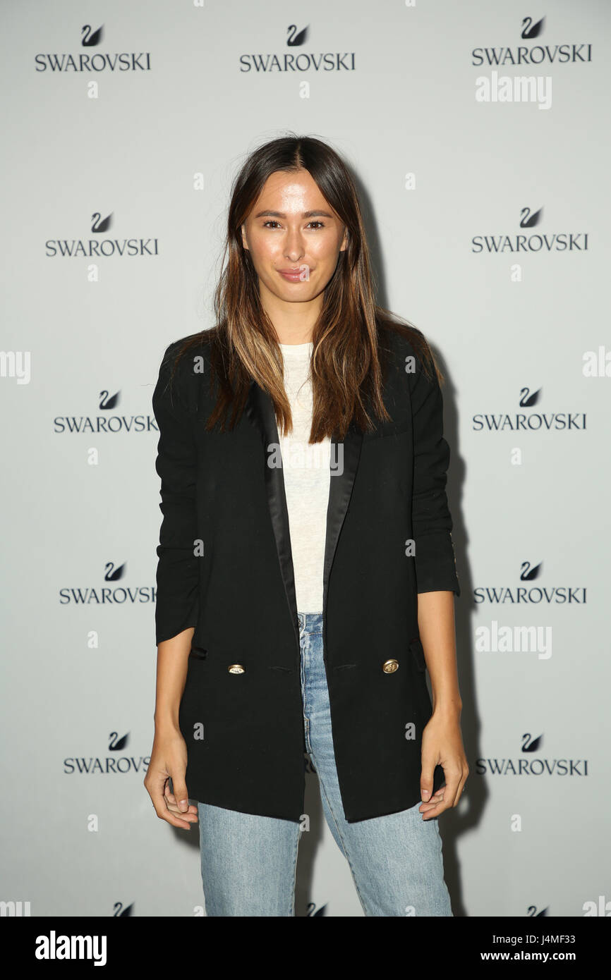 May 11, 2017. Pictured: Eleanor Pendleton. Swarovski unveiled the Urban ...