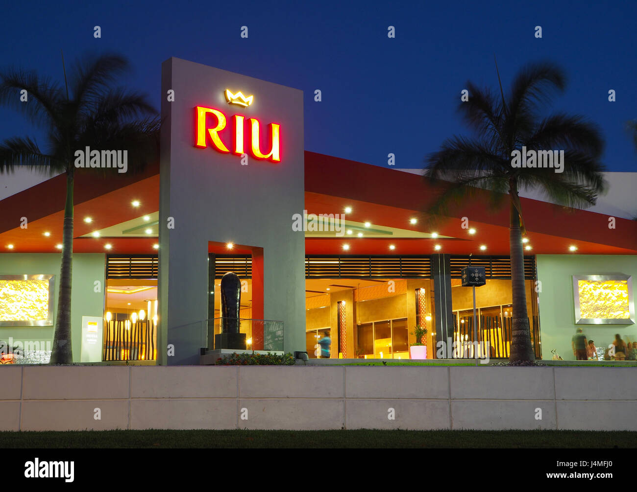 Riu Playacar hotel, Playa del Carmen, Mexico Stock Photo - Alamy