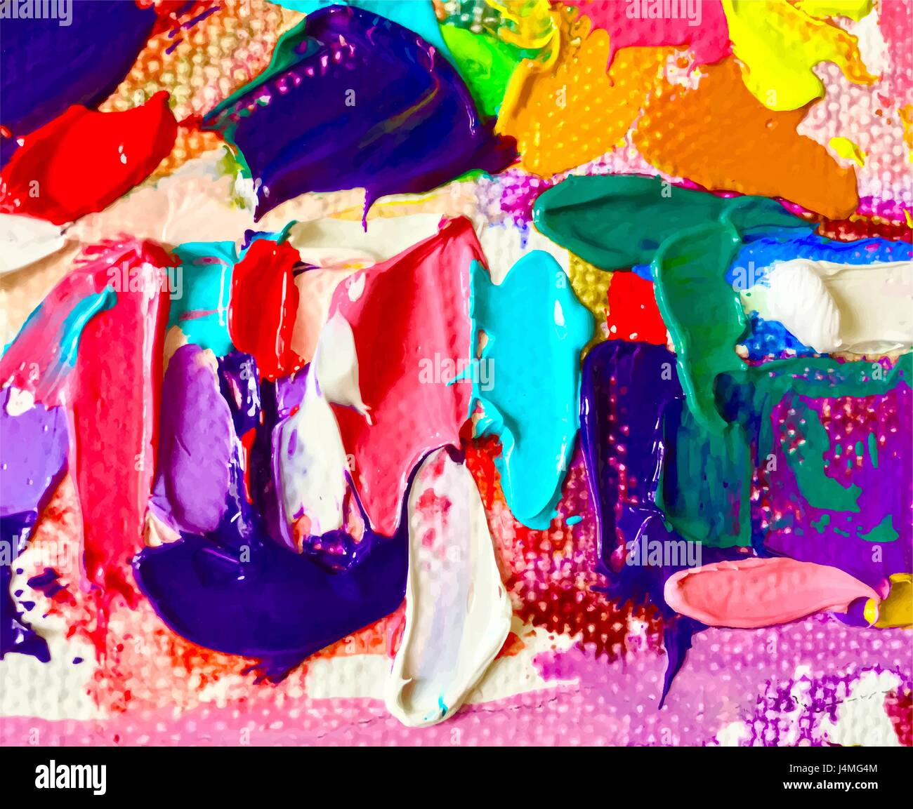 abstract oil painting Stock Vector Image & Art - Alamy