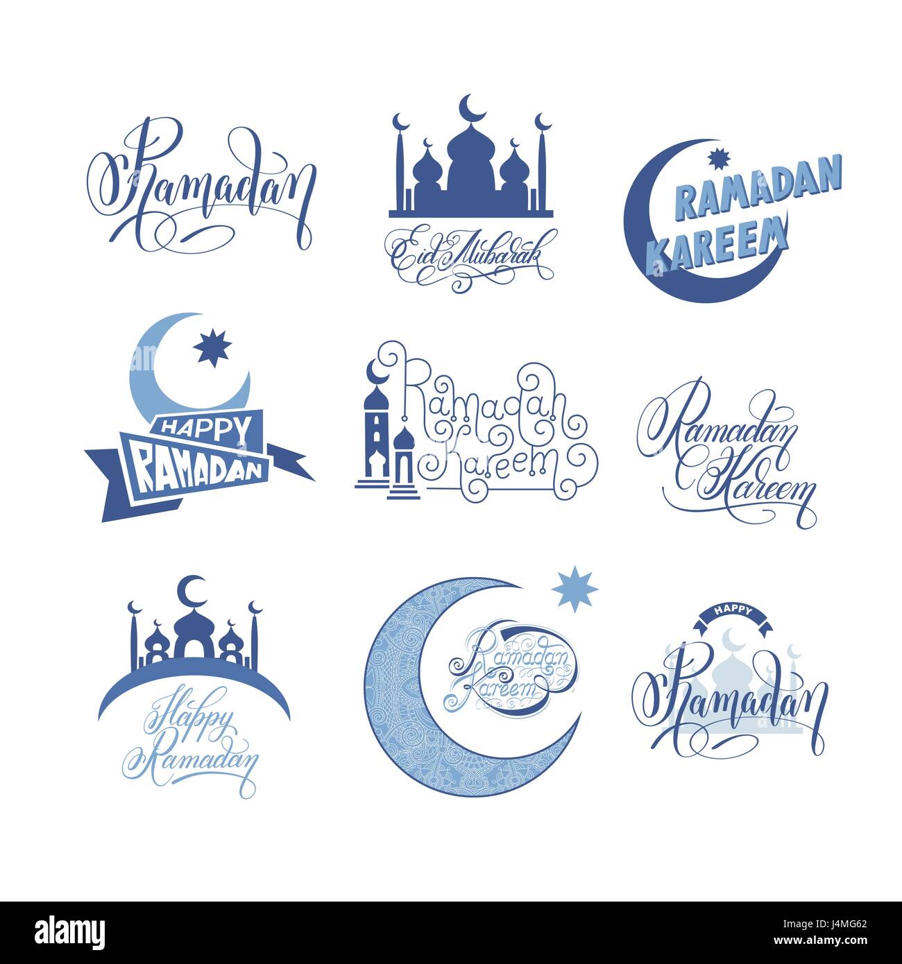 Religious sign islam calligraphy Stock Vector Images - Alamy