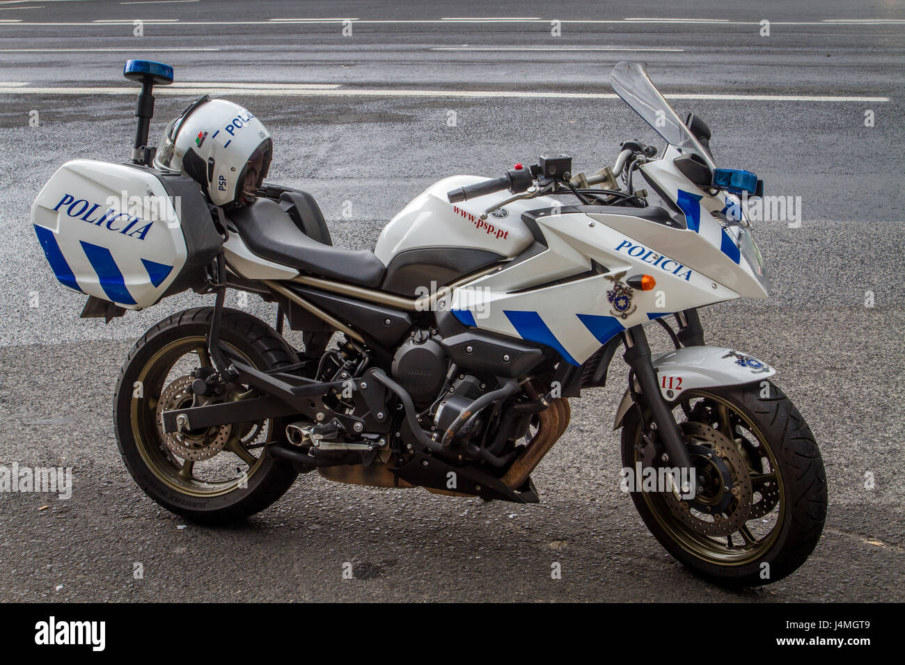 Portuguese Police motorbike Stock Photo - Alamy