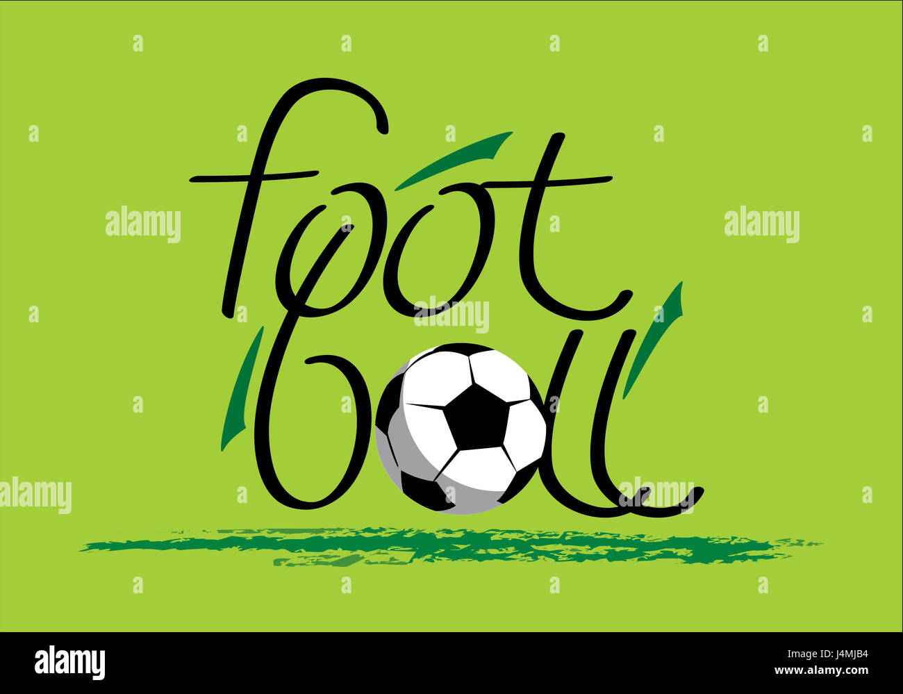 Football font hi-res stock photography and images - Alamy