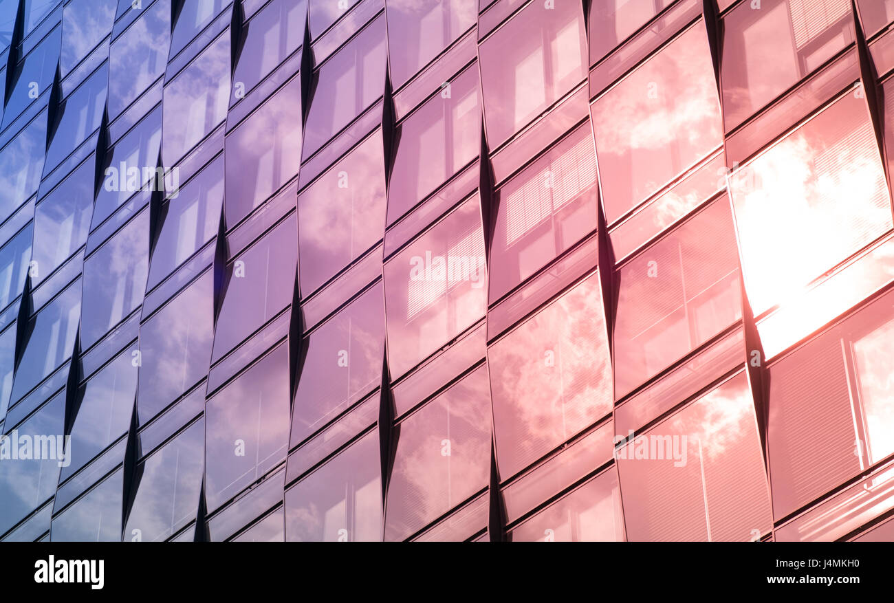glass facade office building - business background Stock Photo - Alamy