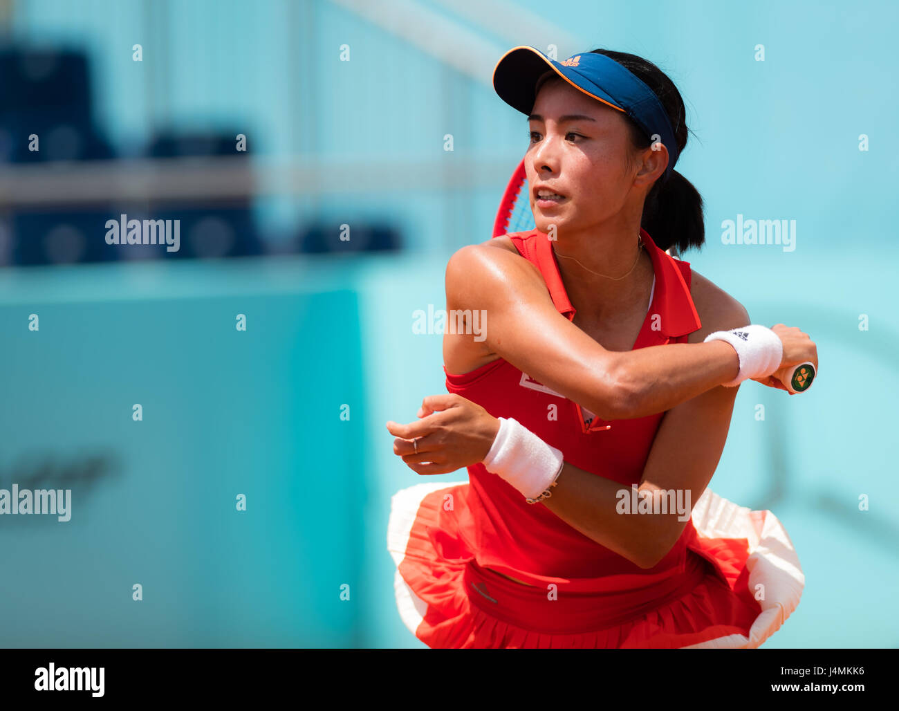 MADRID, SPAIN - MAY 9 : Qiang Wang at the 2017 Mutua Madrid Open WTA ...