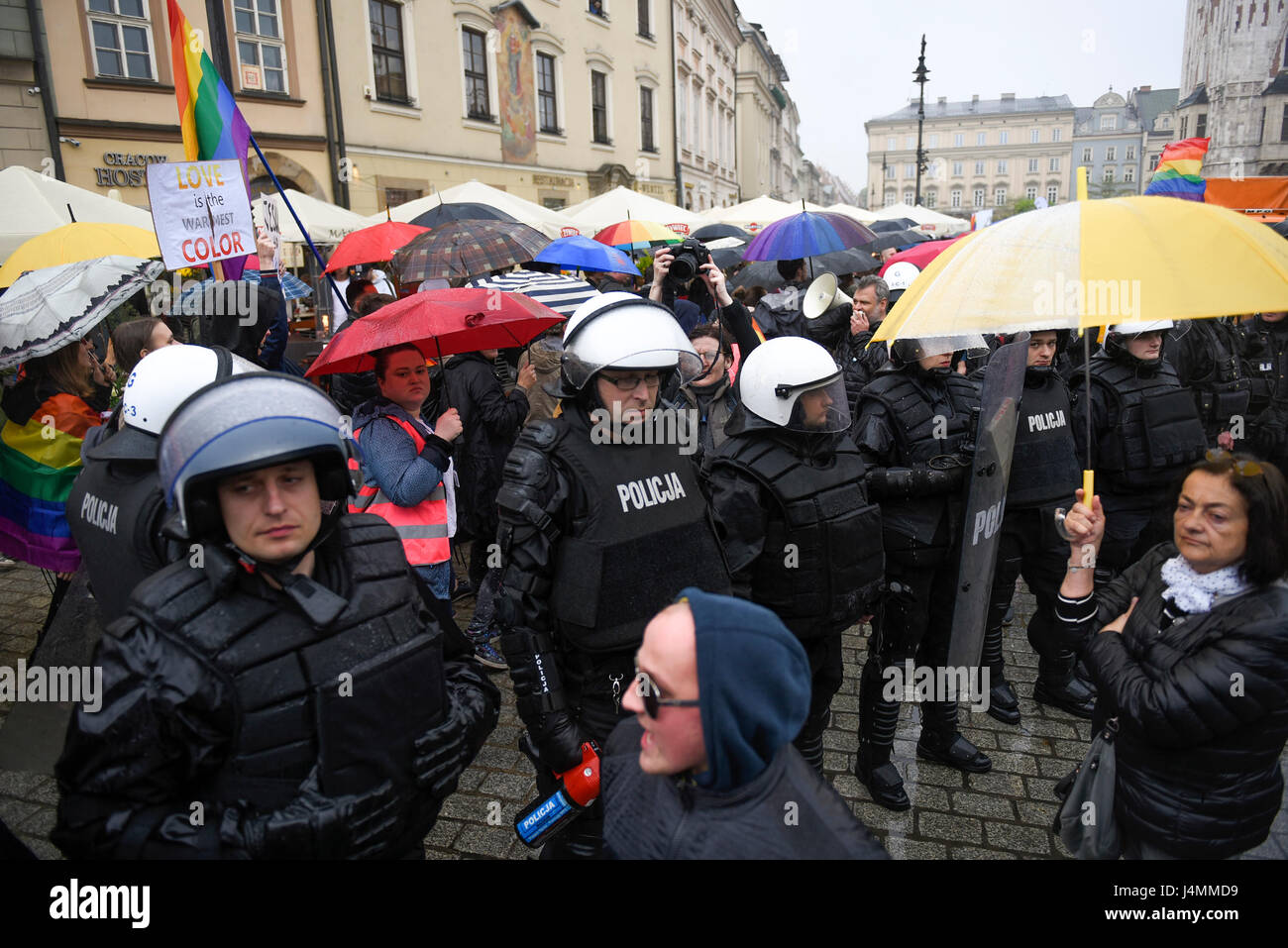 Krakow equality march hi-res stock photography and images - Alamy