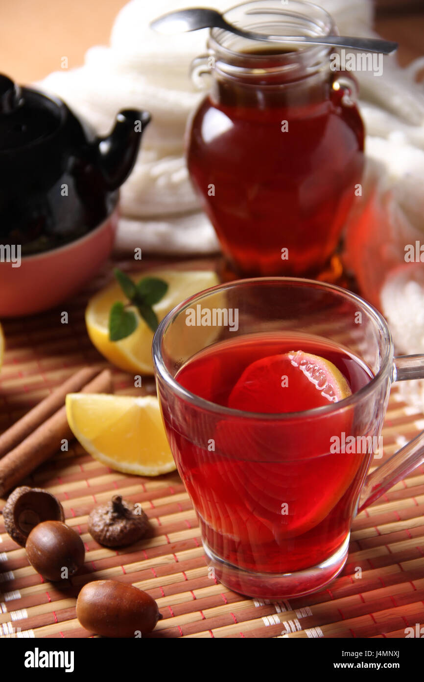 Tea with lemon Stock Photo - Alamy