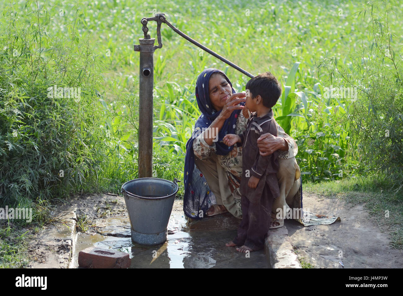 Mother's Day is celebrated in Lahore, Pakistan together with their ...