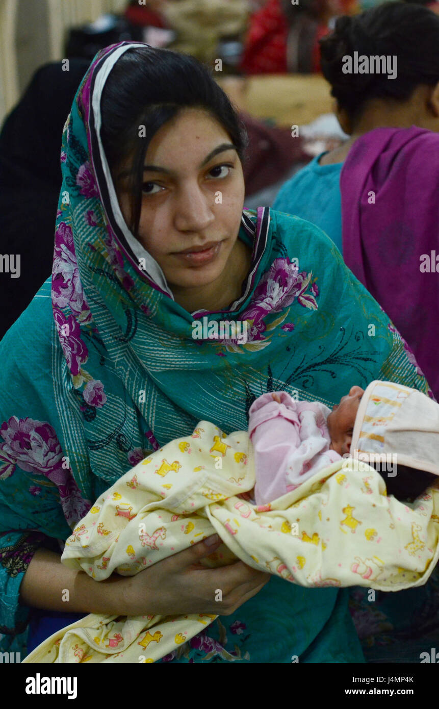 Mother's Day is celebrated in Lahore, Pakistan together with their ...