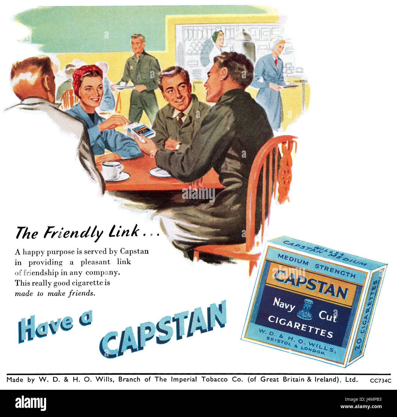 Capstan Cigarettes Smoking High Resolution Stock Photography and Images ...