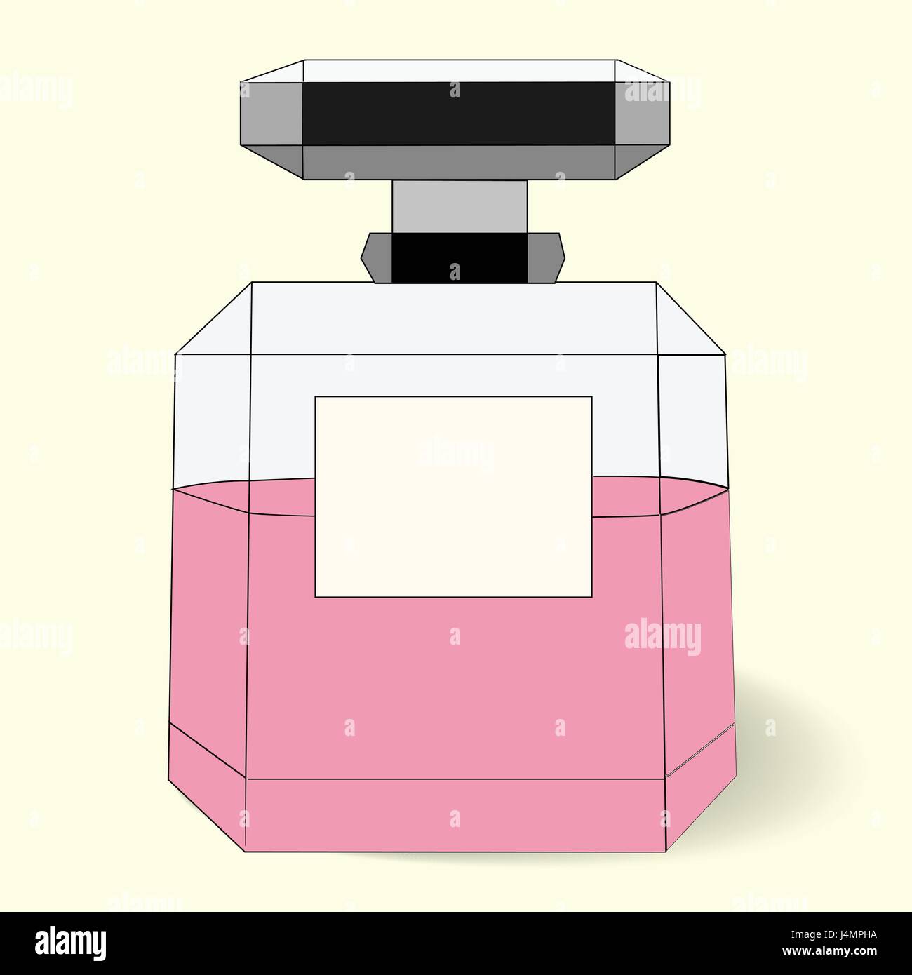 Perfume bottle Stock Vector Images - Alamy