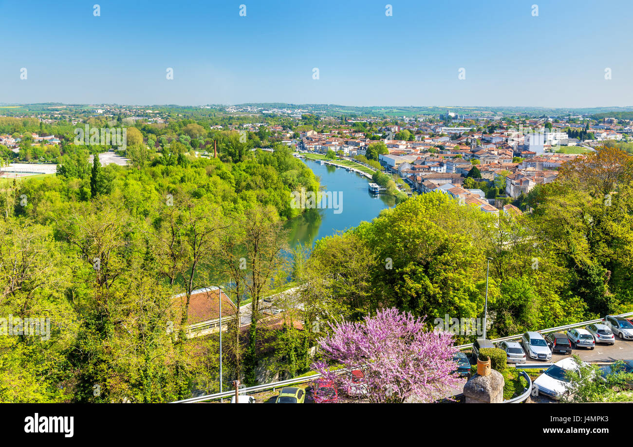 The Charente River at Angouleme, France Stock Photo - Alamy