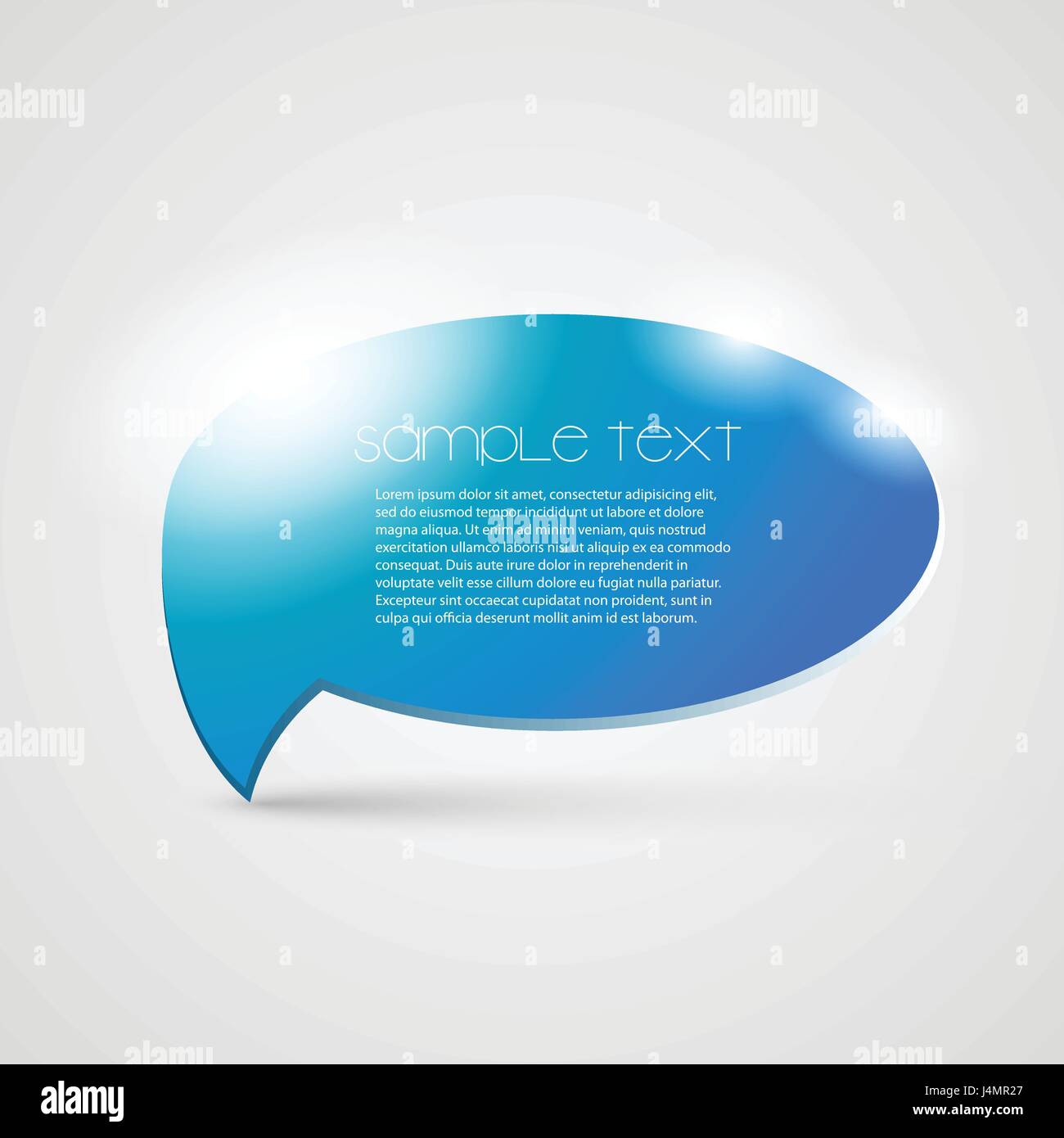 Abstract Colorful Glossy Modern Speech Bubble Concept for Web and ...