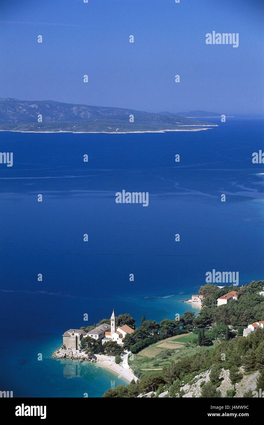 Croatia, Dalmatia, island Brac, Adriatic Coast, Bol, Dominican's ...
