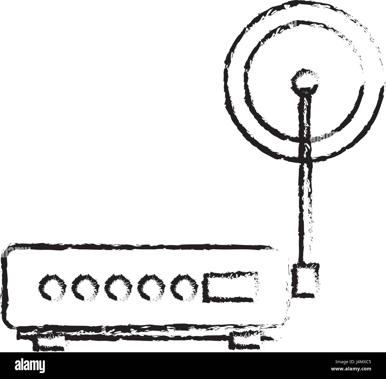 Router modem Stock Vector Images - Alamy