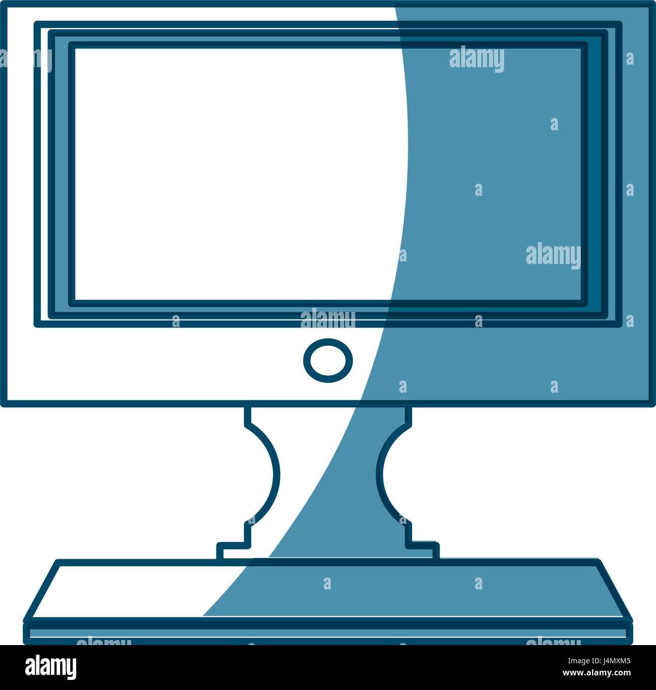 computer conitor icon. pc desktop display symbol Stock Vector Image ...