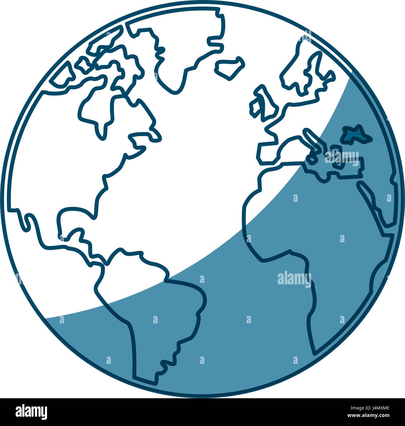 world map earth atlas cartography graphic Stock Vector Image & Art - Alamy