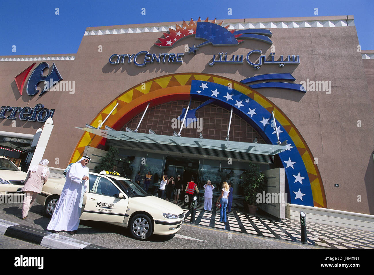 United Arab Emirates, Dubai, Deira city Centre, shopping centre front ...