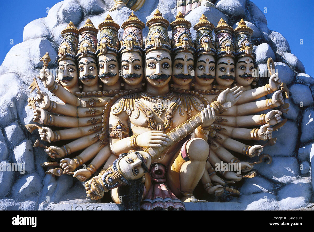 Sri Lanka, Trincomalee, Swami rock, Koneswaram temple, detail ...