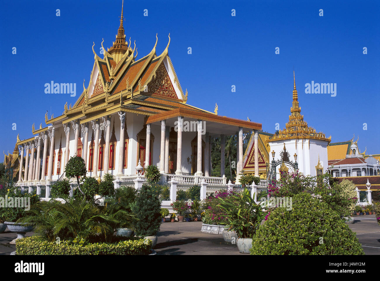 Cambodia, Phnom Penh, king's palace Asia, South-East Asia, palace ...