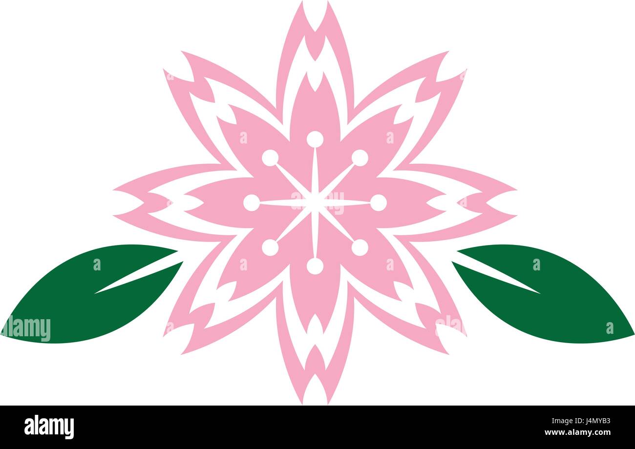 sakura flowers. traditional symbol of spring in japan Stock Vector ...