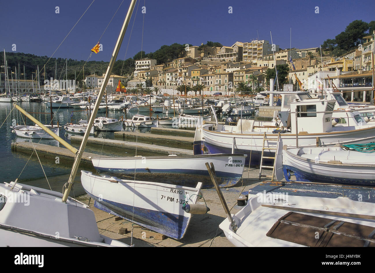 Spain, Majorca, port de Soller, the Balearic Islands, Mediterranean ...