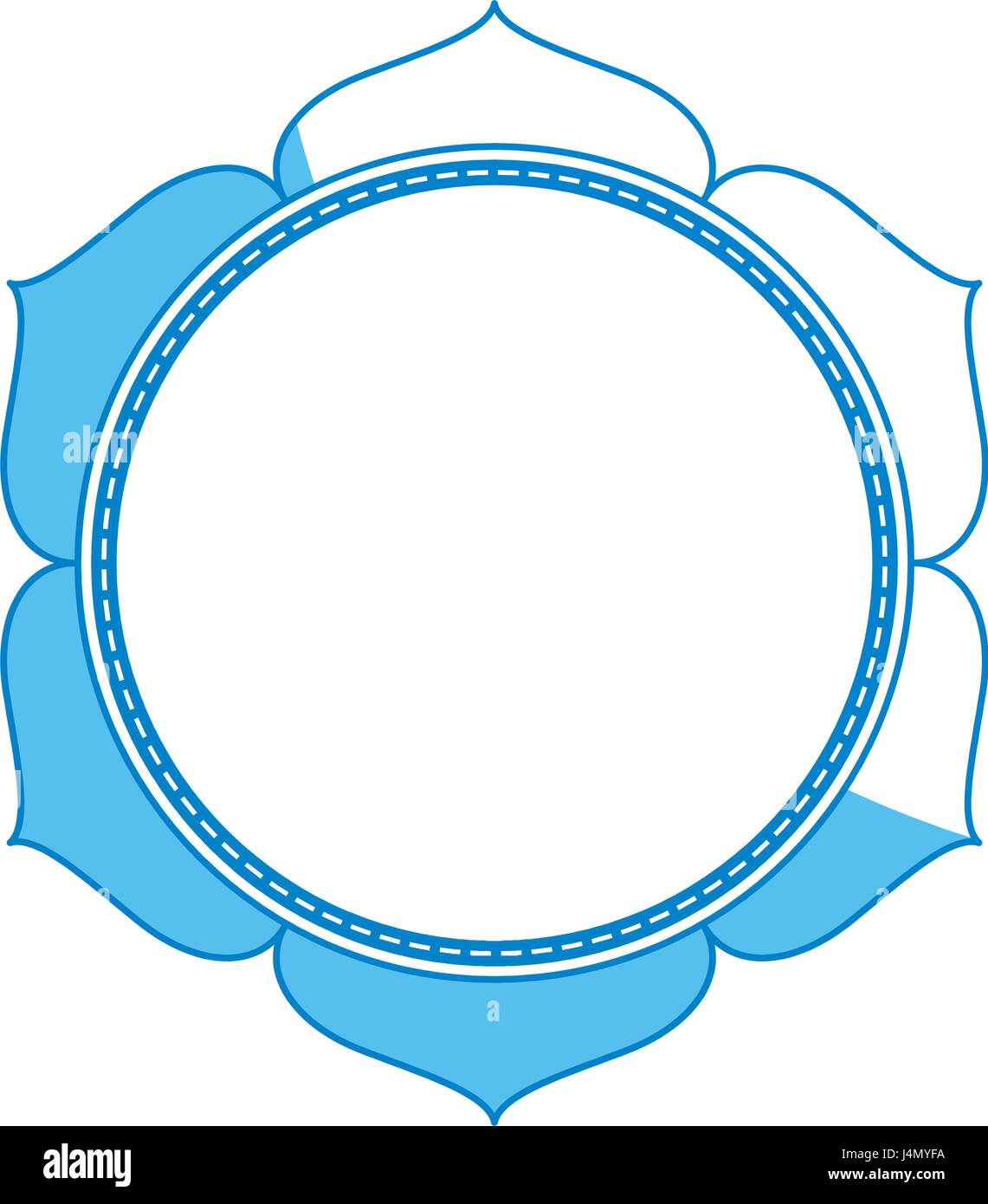 floral ornament circle. decoration abstract frame Stock Vector Image ...