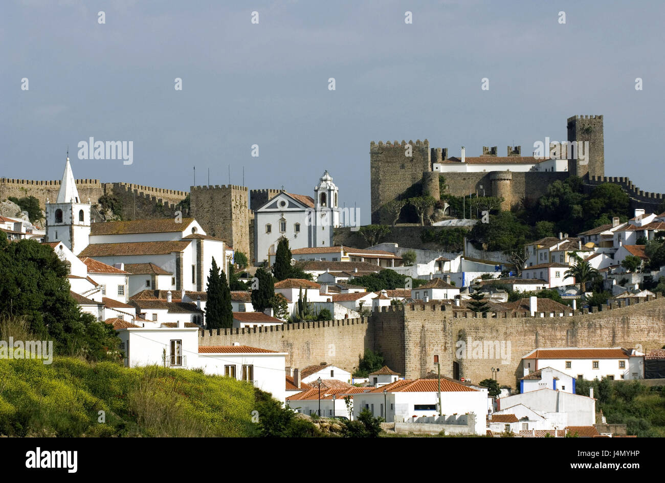 Old town obidos hi-res stock photography and images - Alamy