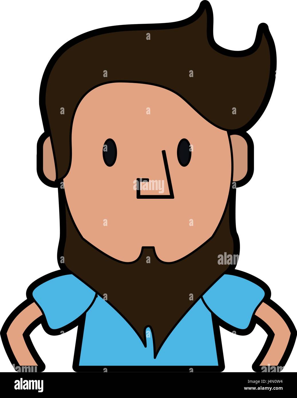 hipster man character icon image Stock Vector Image & Art - Alamy