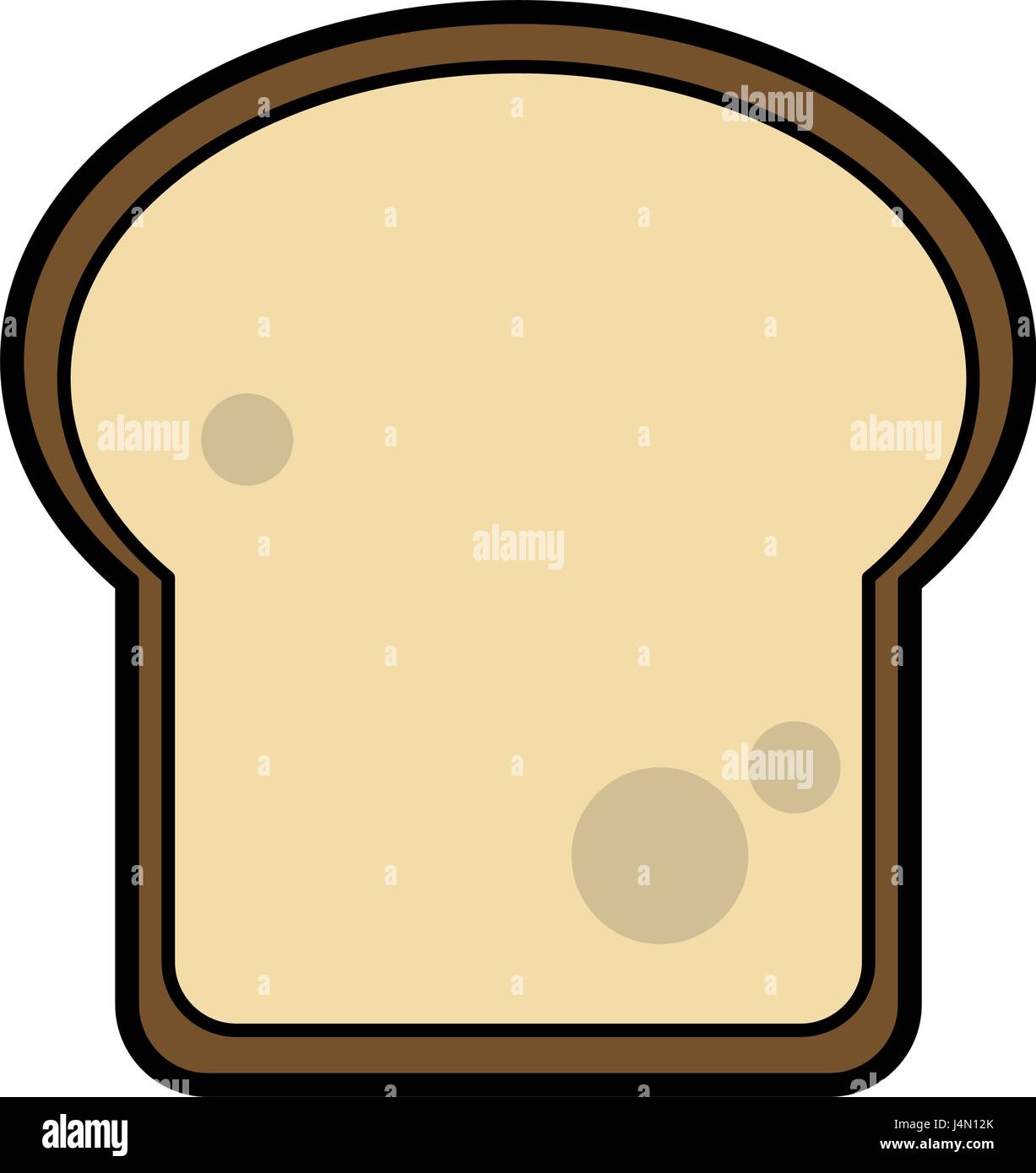 bread slice icon image Stock Vector Image & Art - Alamy