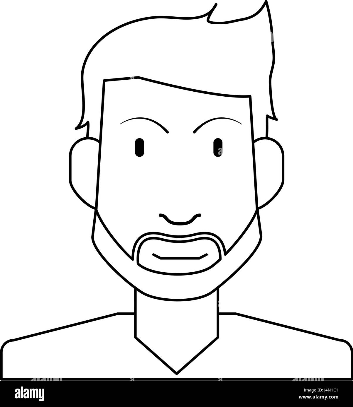 man portrait icon image Stock Vector Image & Art - Alamy