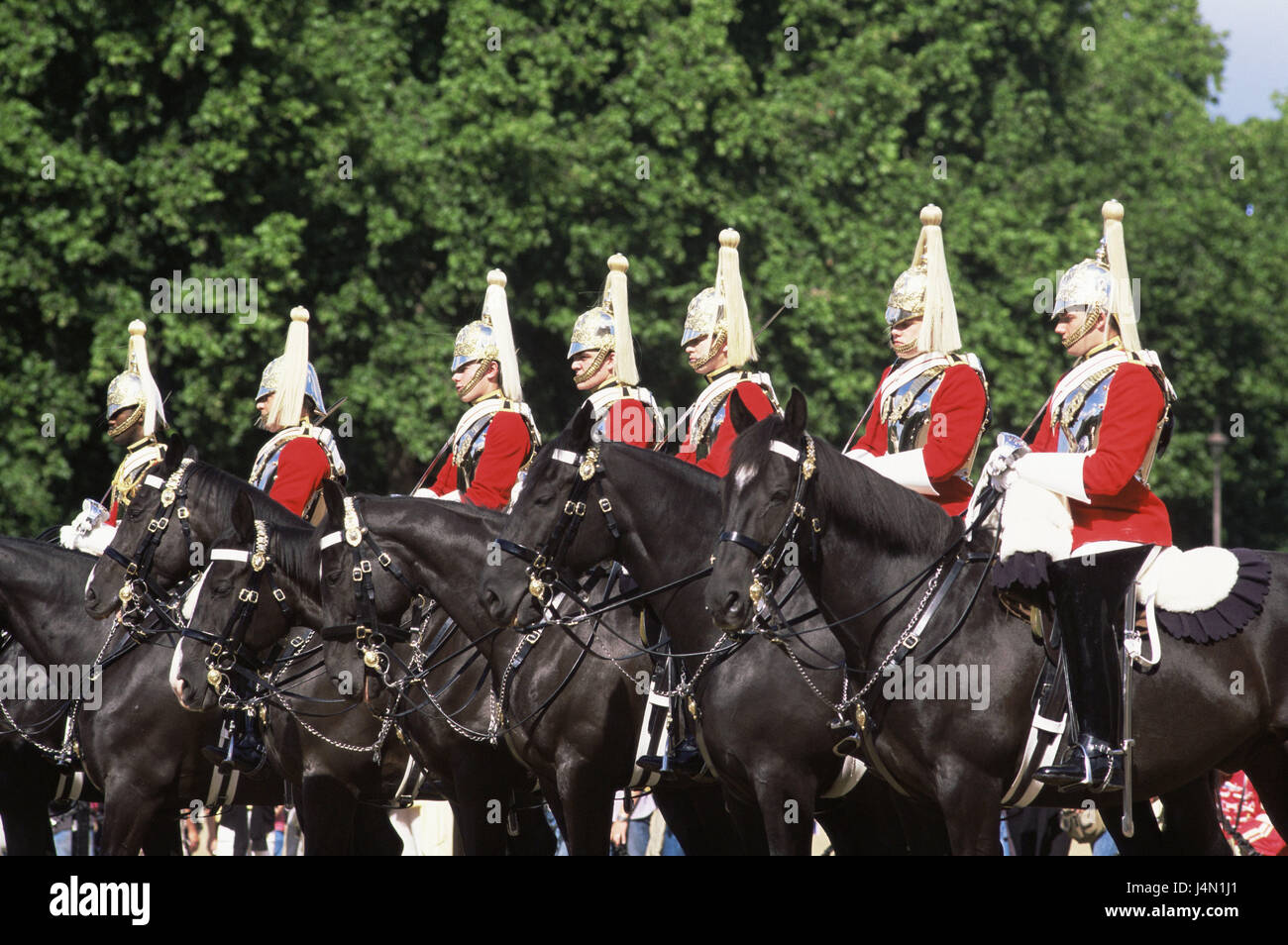 Great Britain, England, London, save, Horse Guards, person, men ...