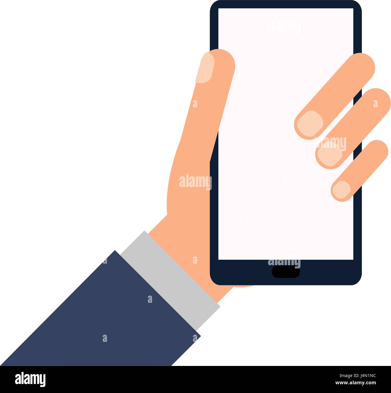 hand holding smartphone icon image Stock Vector Image & Art - Alamy