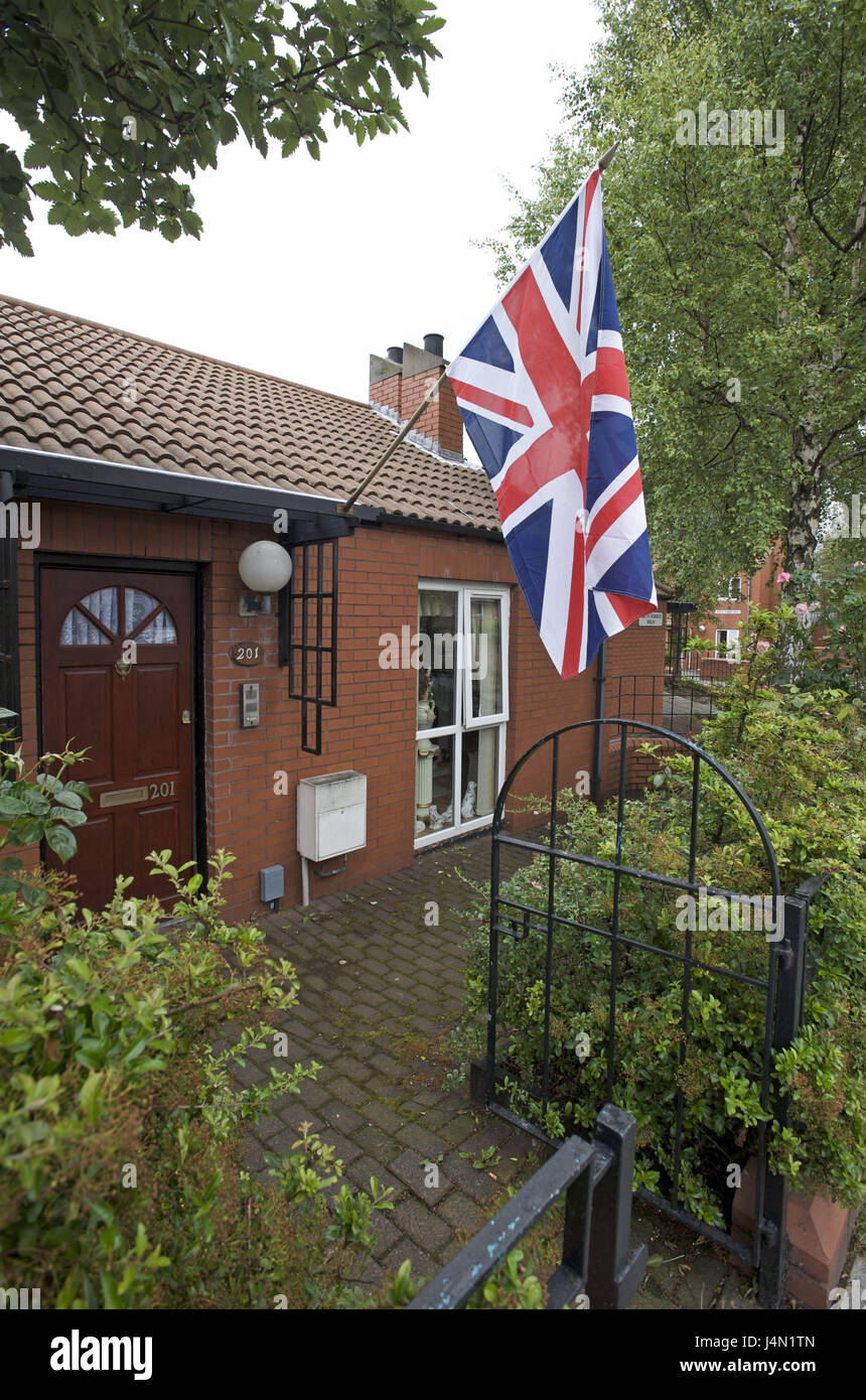 Northern Ireland, Ulster, county Antrim, Belfast, sews Shankill Road ...