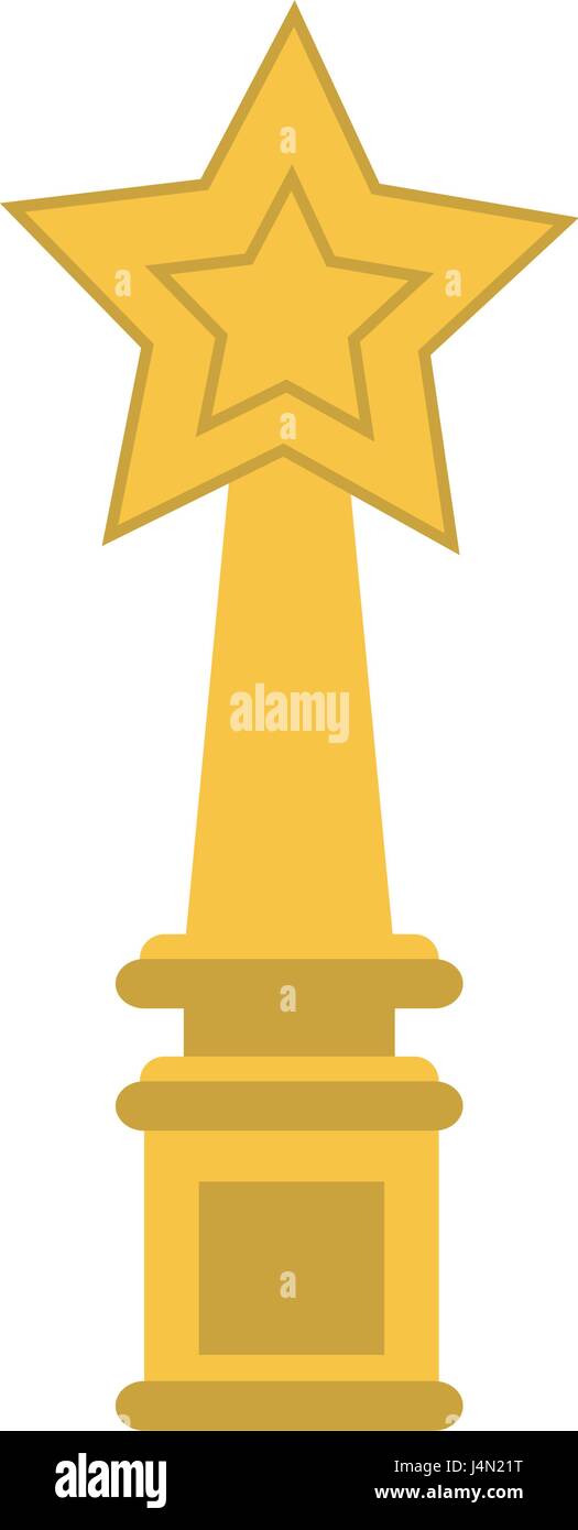 star shape trophy icon image Stock Vector Image & Art - Alamy