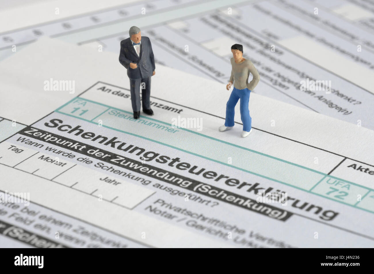 Form, gift tax return, characters, steering wheel form, tax office ...