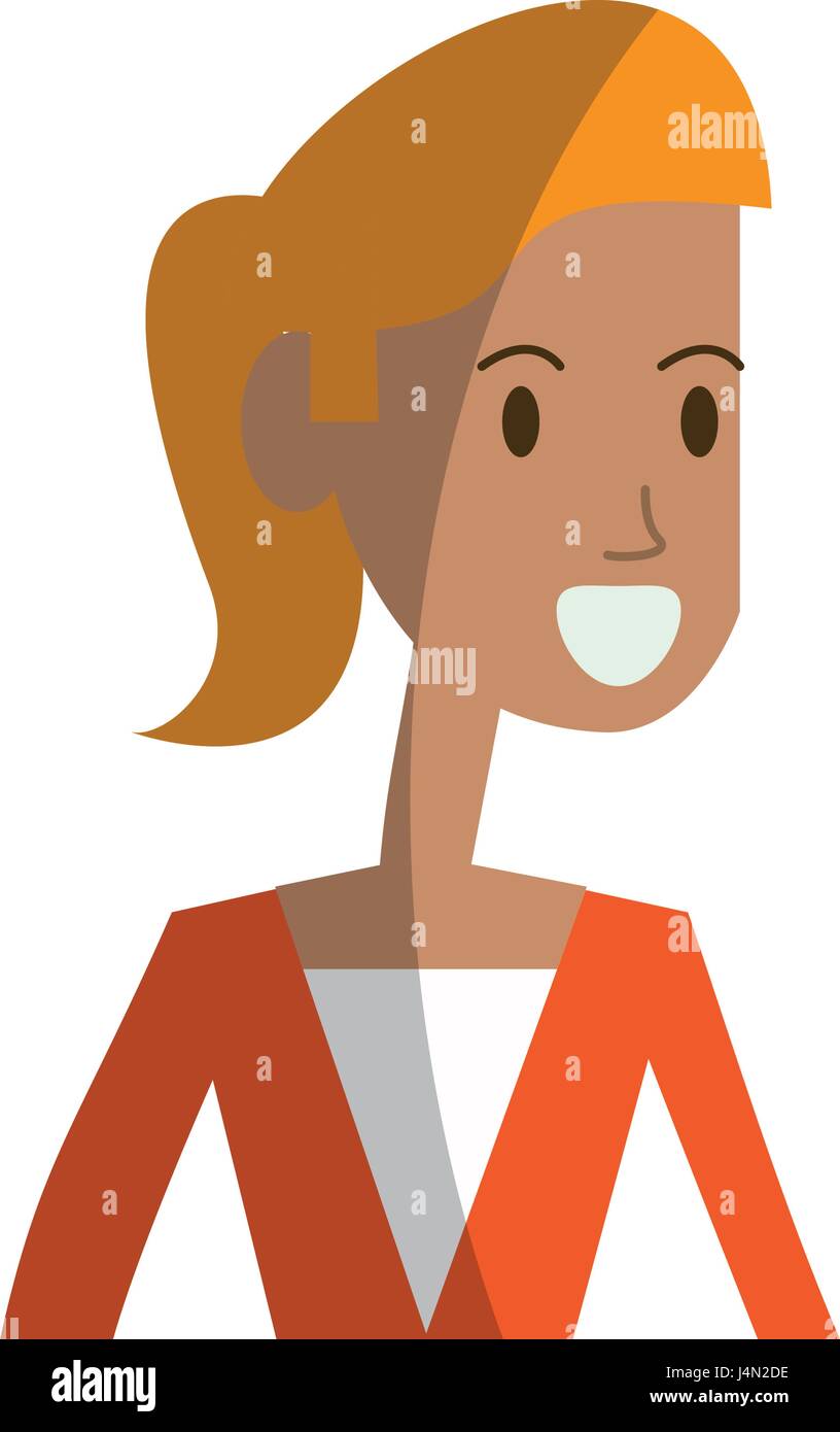 pretty happy woman icon image Stock Vector Image & Art - Alamy