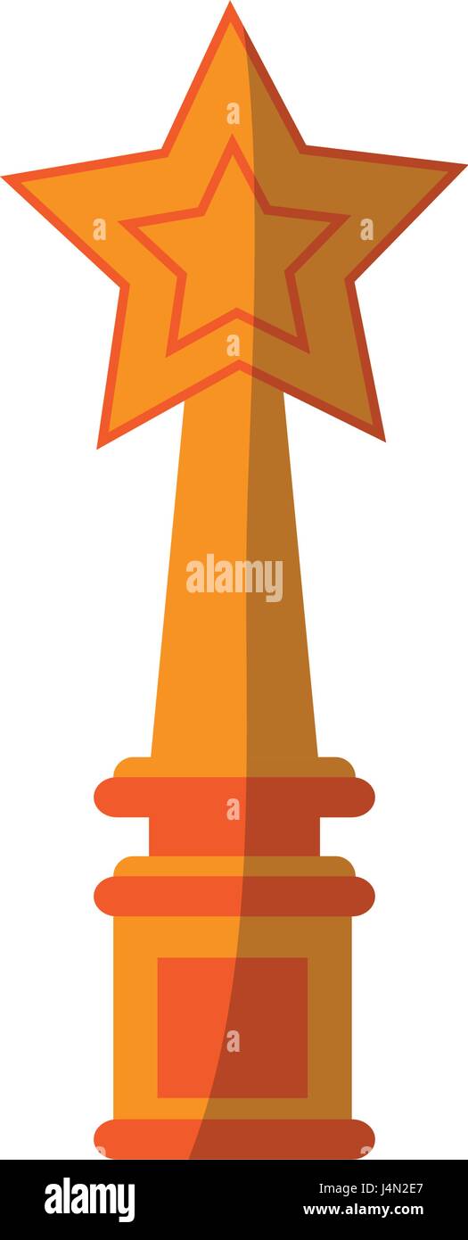 star shape trophy icon image Stock Vector Image & Art - Alamy