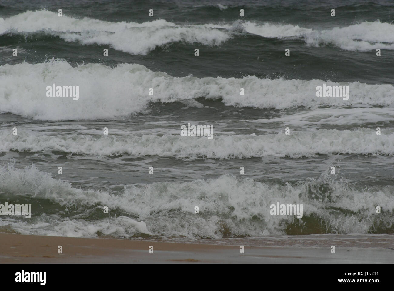 Sea, beach, waves, surf, stormily Stock Photo - Alamy