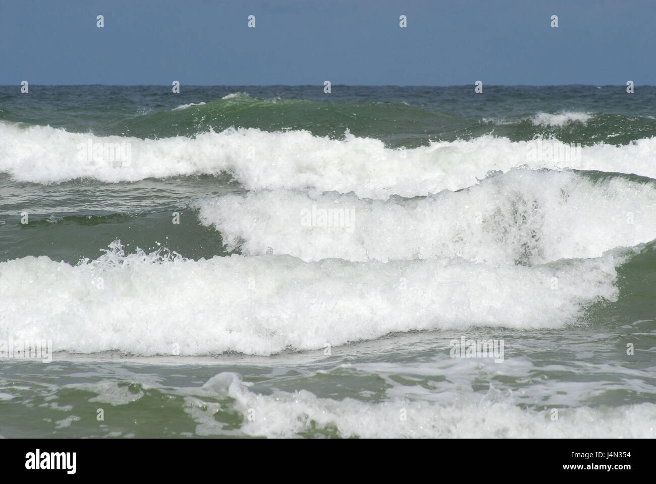 Sea, beach, waves, surf, stormily Stock Photo - Alamy