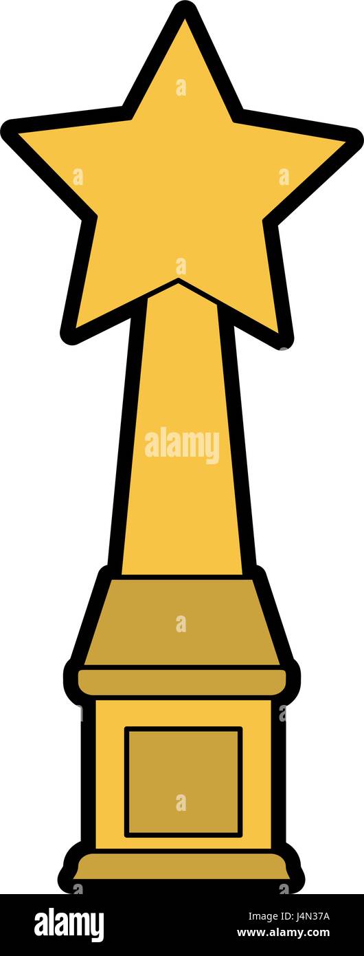 star shape trophy icon image Stock Vector Image & Art - Alamy