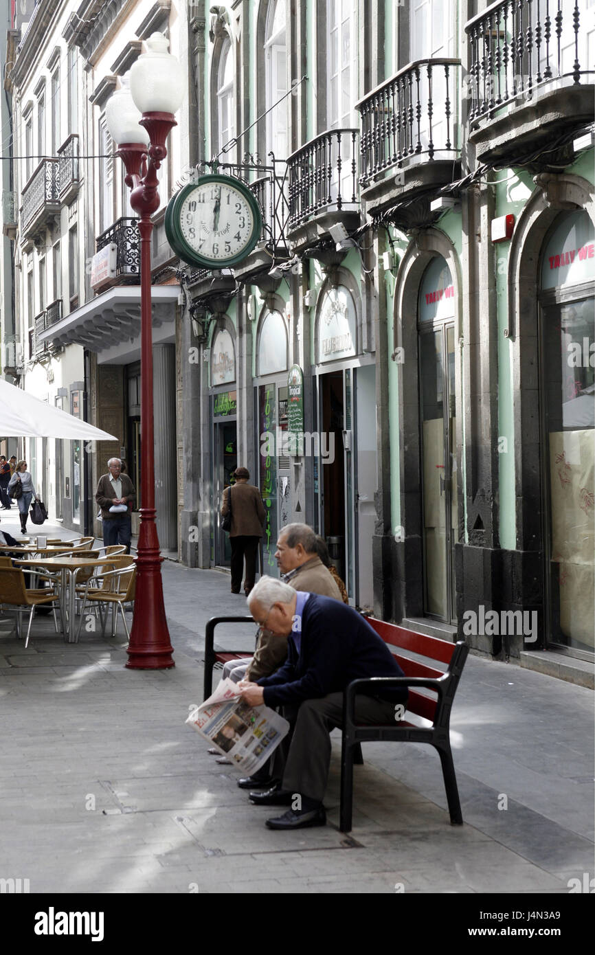 Spain, grain Canaria, Reading of Palma, Triana, pedestrian area, park ...