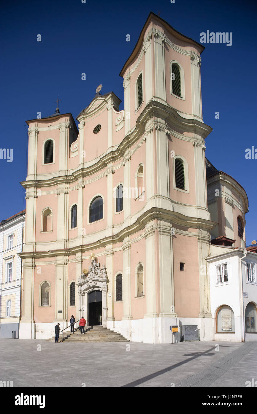 Slovakia, Bratislava, Trinity church, tourist, Bratislava, capital ...