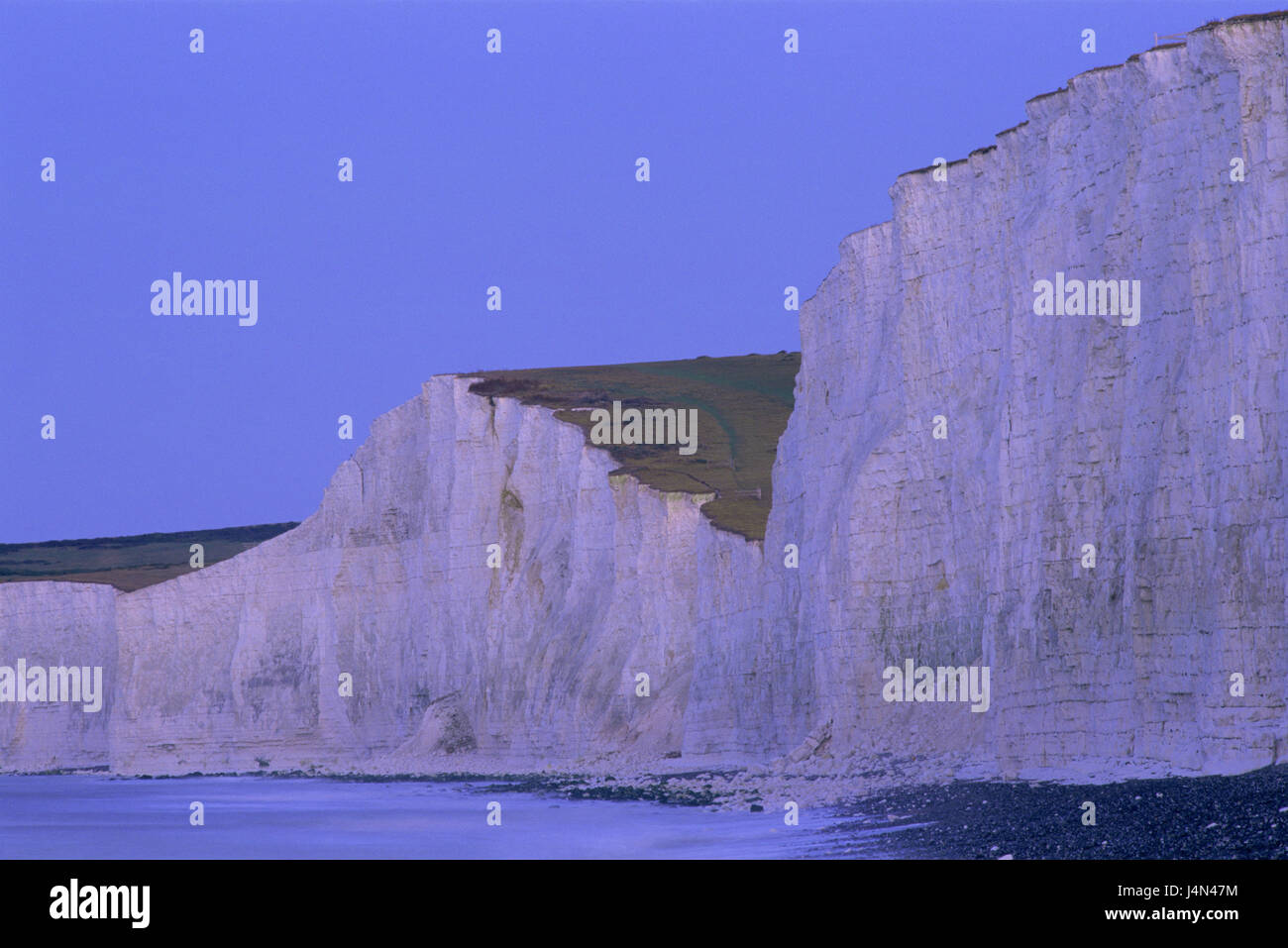 Great Britain, England, Sussex, Eastbourne, Seven Sisters, Beachy Head ...