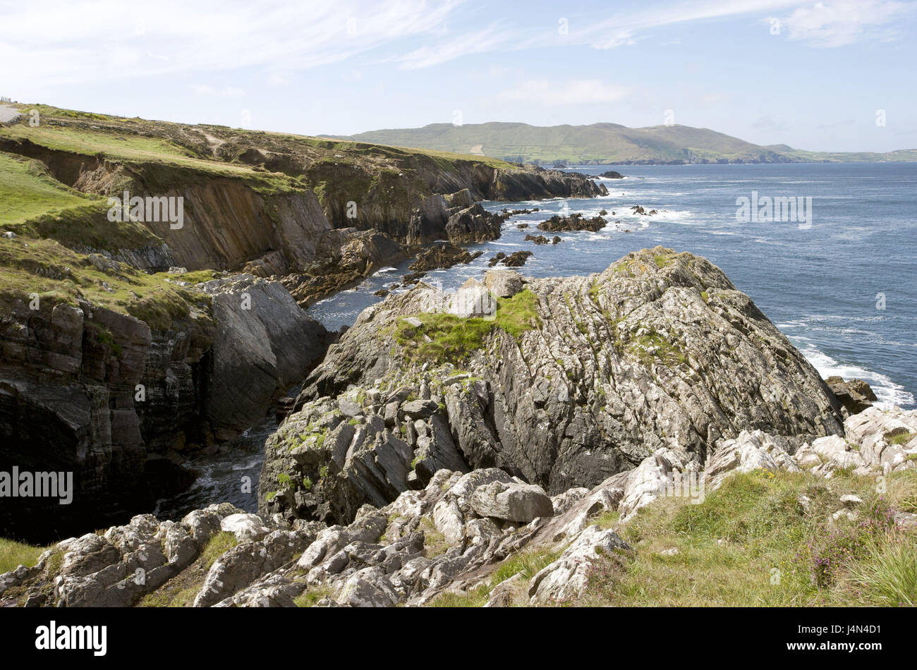 Ireland, Munster, Cork county, Beara peninsula, coastal scenery Stock ...
