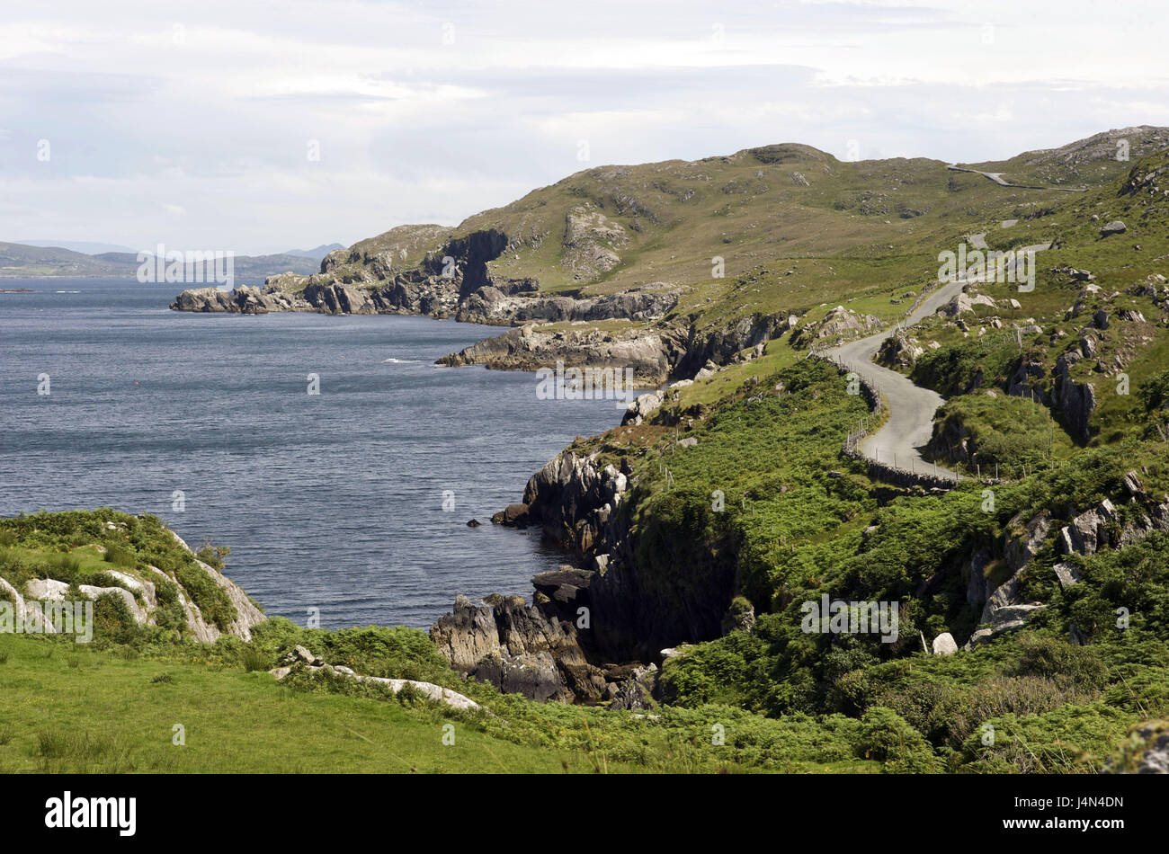 Ireland, Munster, Cork county, Beara peninsula, coastal scenery Stock ...