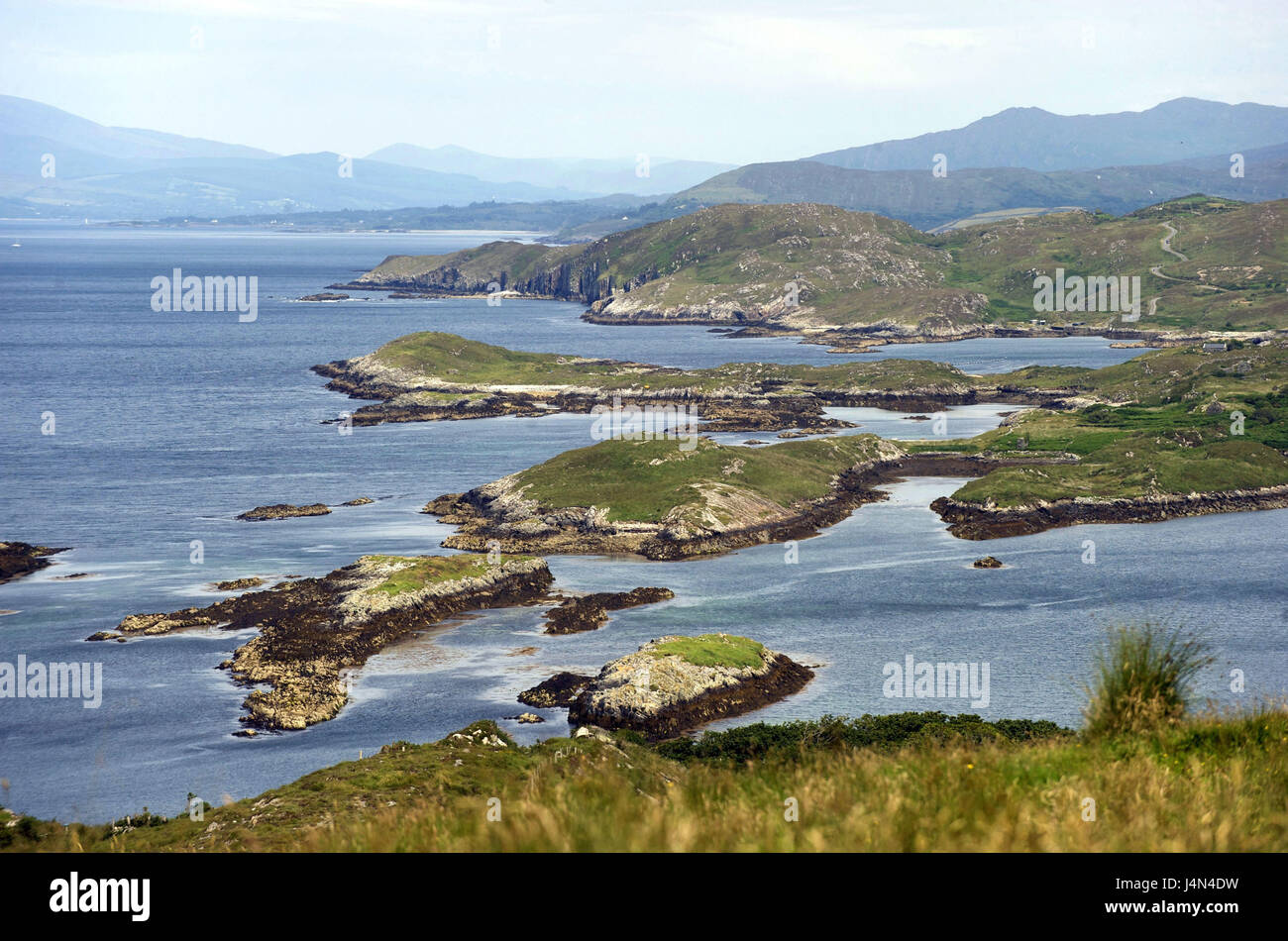 Ireland, Munster, Cork county, Beara peninsula, coastal scenery Stock ...
