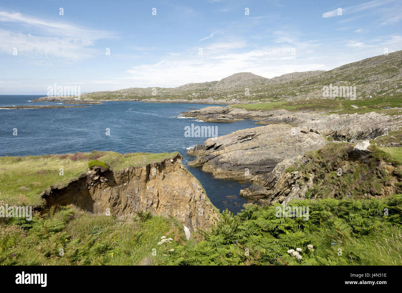 Ireland, Munster, Cork county, Beara peninsula, coastal scenery Stock ...