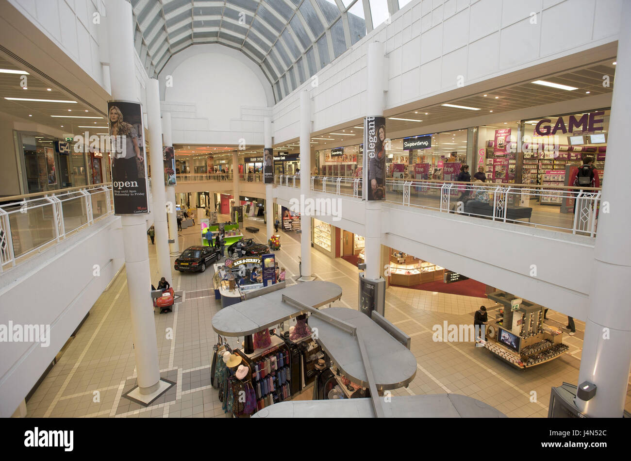 Northern Ireland, Ulster, county Antrim, Belfast, CastleCourt shopping ...